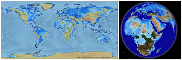El diluvio universal bajo una mirada cartográfica - Gis&Beers