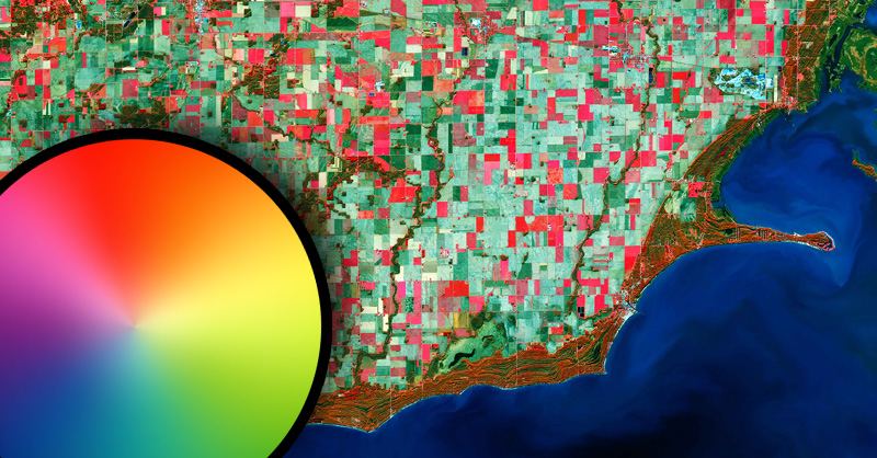 Cómo interpretar una imagen satélite a falso color - Gis&Beers