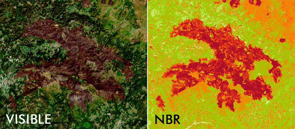 Análisis de severidad de incendios con índice NBR - Gis&Beers