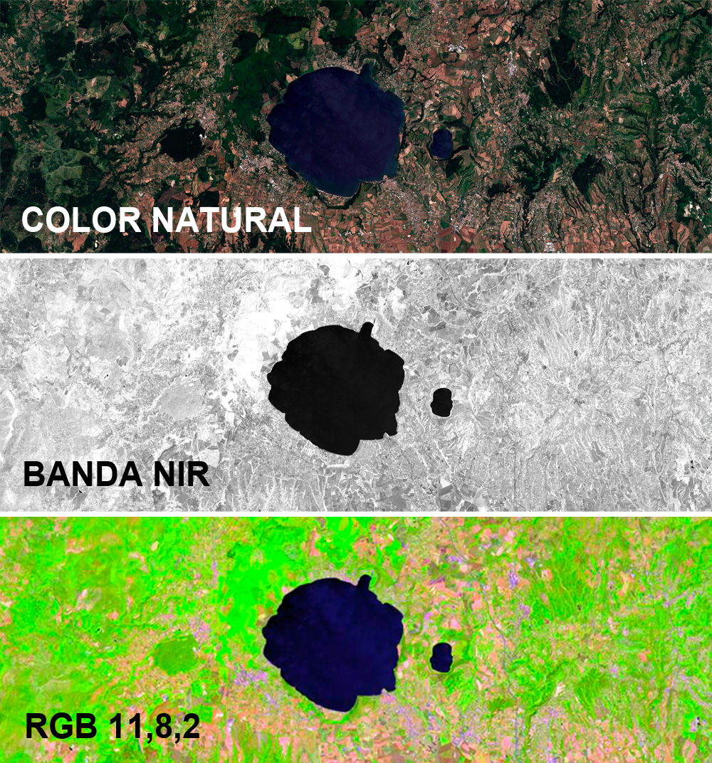 Cómo interpretar una imagen satélite a falso color - Gis&Beers