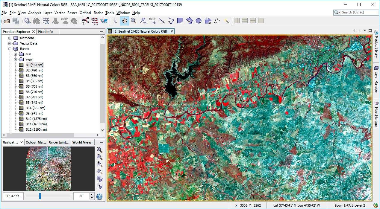 Todo lo que deberías saber sobre imágenes Sentinel 2 - Gis&Beers