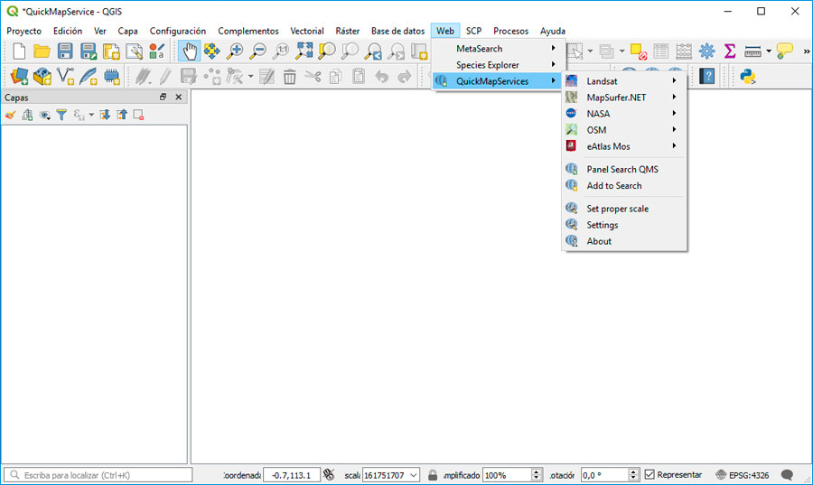 QuickMapServices para visualizar mapas base - Gis&Beers