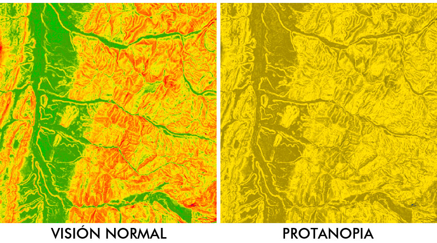 Simbología GIS adaptada para daltónicos - Gis&Beers