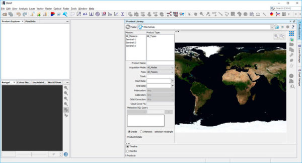 Descarga de imágenes satélite desde SNAP - Gis&Beers