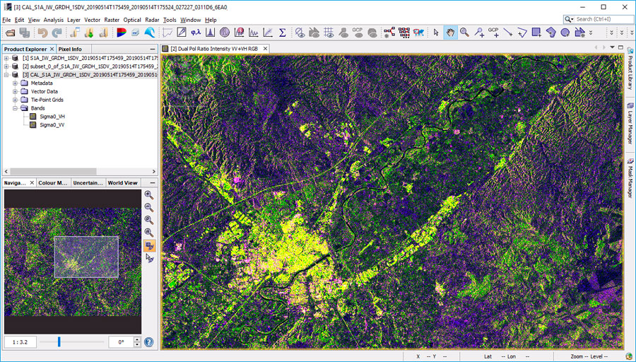 Composición y visualización de datos rádar en SNAP - Gis&Beers