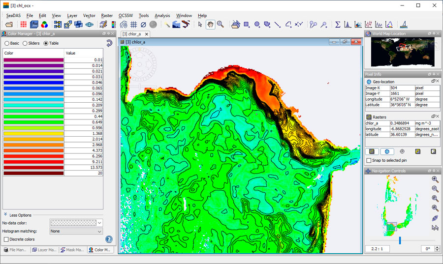 SeaDAS para análisis satélite oceánicos y marinos - Gis&Beers