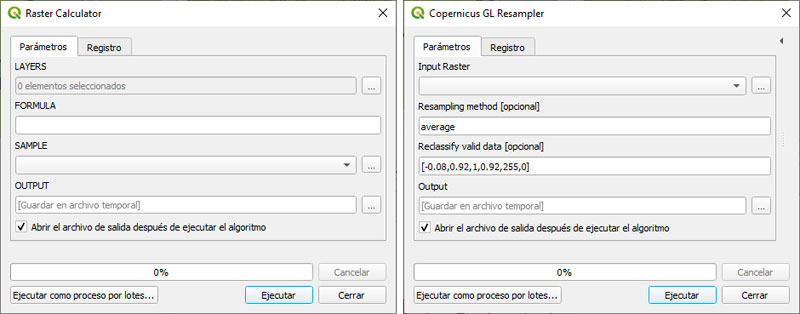 Plugin QGIS para descarga de productos Copernicus Global Land - Gis&Beers