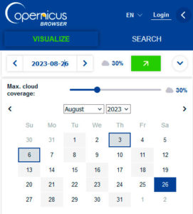 Copernicus Browser para acceso a imágenes Sentinel - Gis&Beers